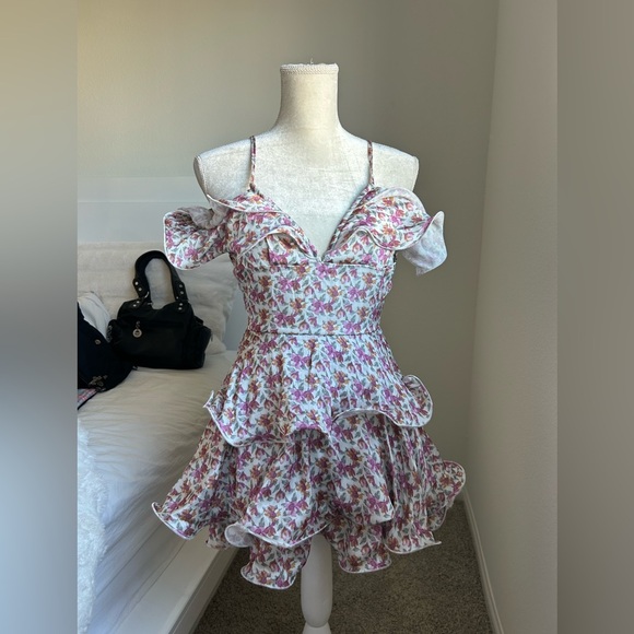 PrettyLittleThing | Dresses | Pretty Little Thing Dress With Flares ...